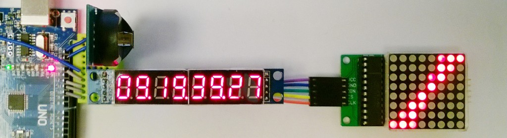 8×8 Led Matrix As Secondary Display Easy Arduino